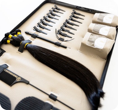 The Most Requested Hand Tied Extensions Method - IBE Stylists